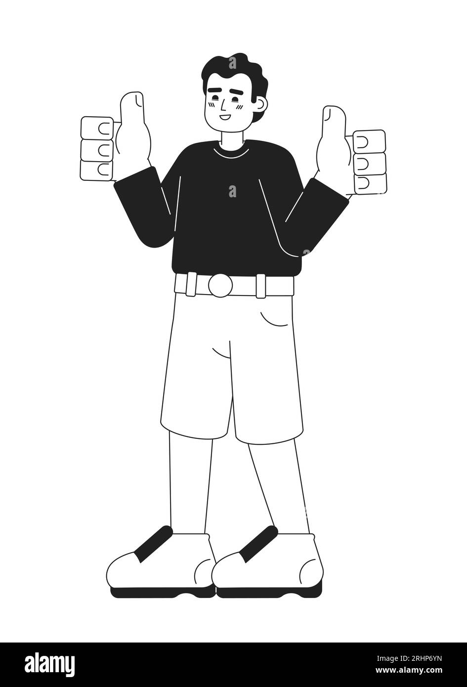 Okay middle Stock Vector Images - Alamy