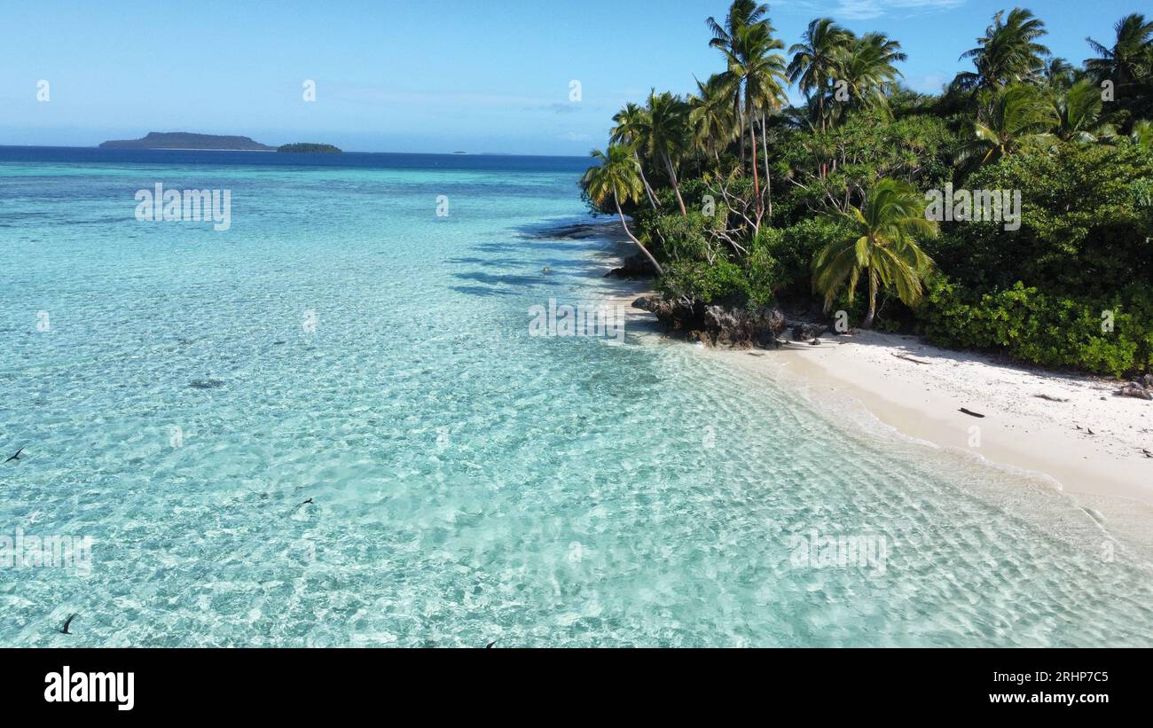 Aerial views of different islands in the Kingdom of Tonga Stock Photo ...