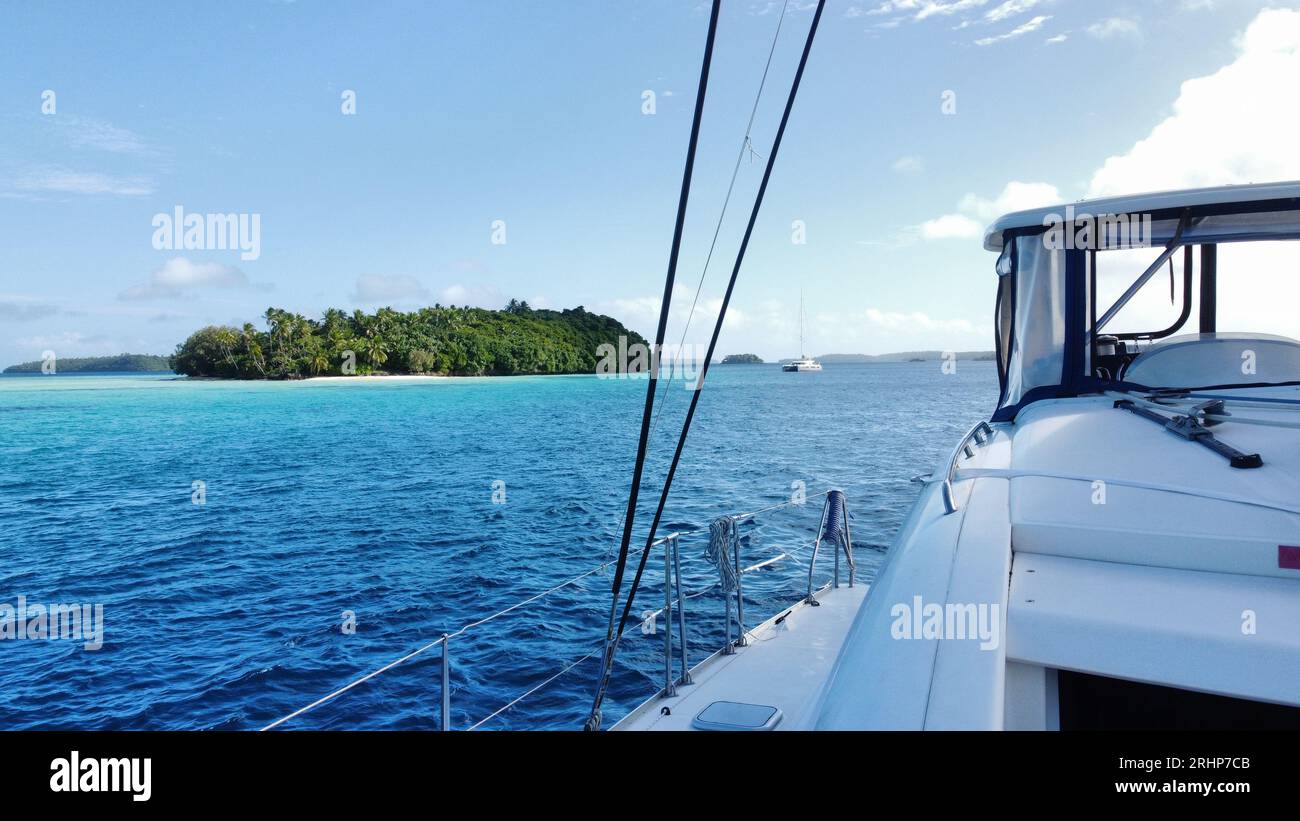 Aerial views of different islands in the Kingdom of Tonga Stock Photo ...