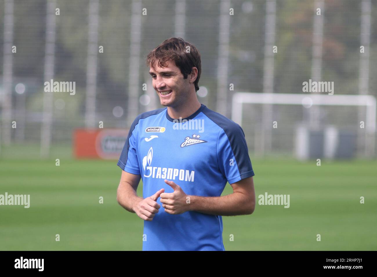 Saint Petersburg, Russia. 18th Aug, 2023. Mario Fernandes (6), a ...