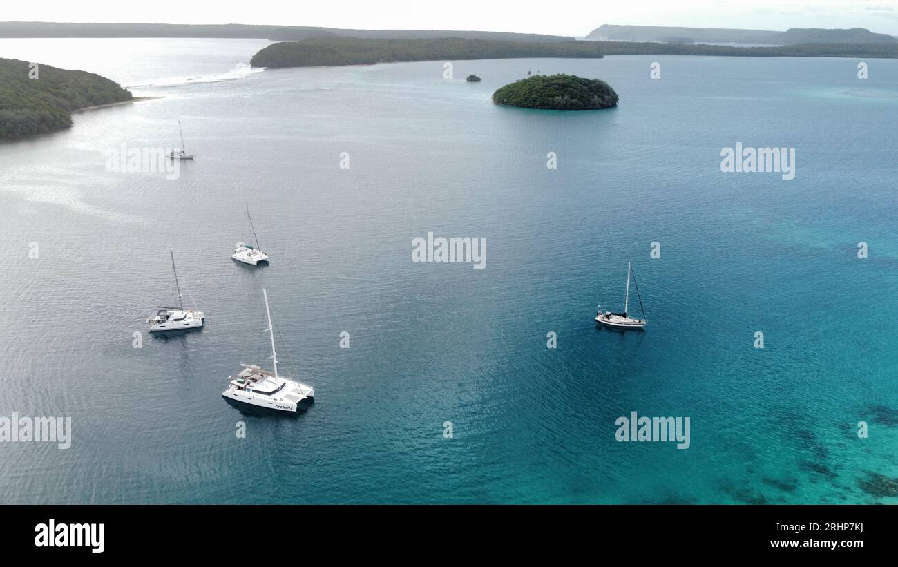 Aerial views of different islands in the Kingdom of Tonga Stock Photo ...