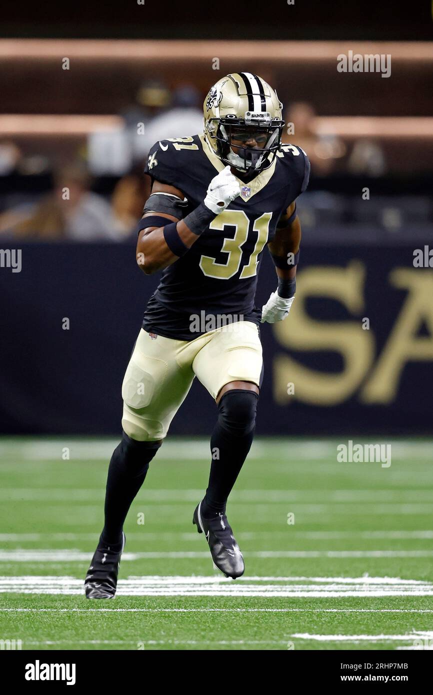 New Orleans Saints safety Jordan Howden (31) during an NFL preseason ...