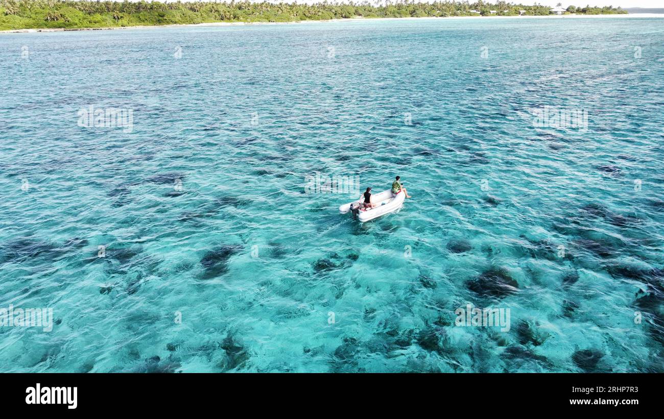 Aerial views of different islands in the Kingdom of Tonga Stock Photo ...