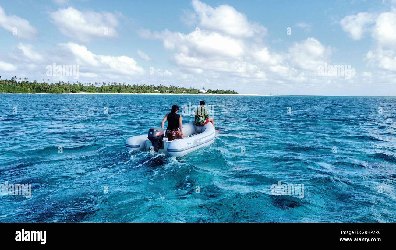 Aerial views of different islands in the Kingdom of Tonga Stock Photo ...