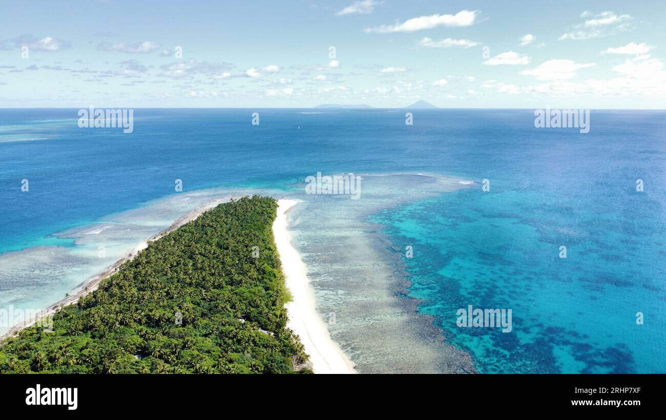 Aerial views of different islands in the Kingdom of Tonga Stock Photo ...