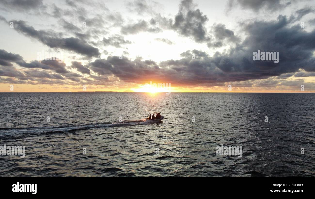 Aerial views of different islands in the Kingdom of Tonga Stock Photo ...