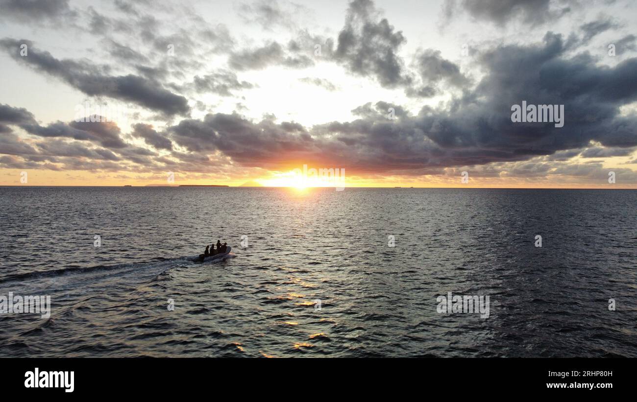 Aerial views of different islands in the Kingdom of Tonga Stock Photo ...
