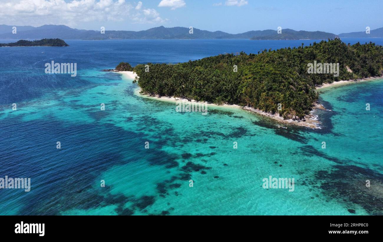 Aerial views of the stunning islands of the Philippines Stock Photo - Alamy