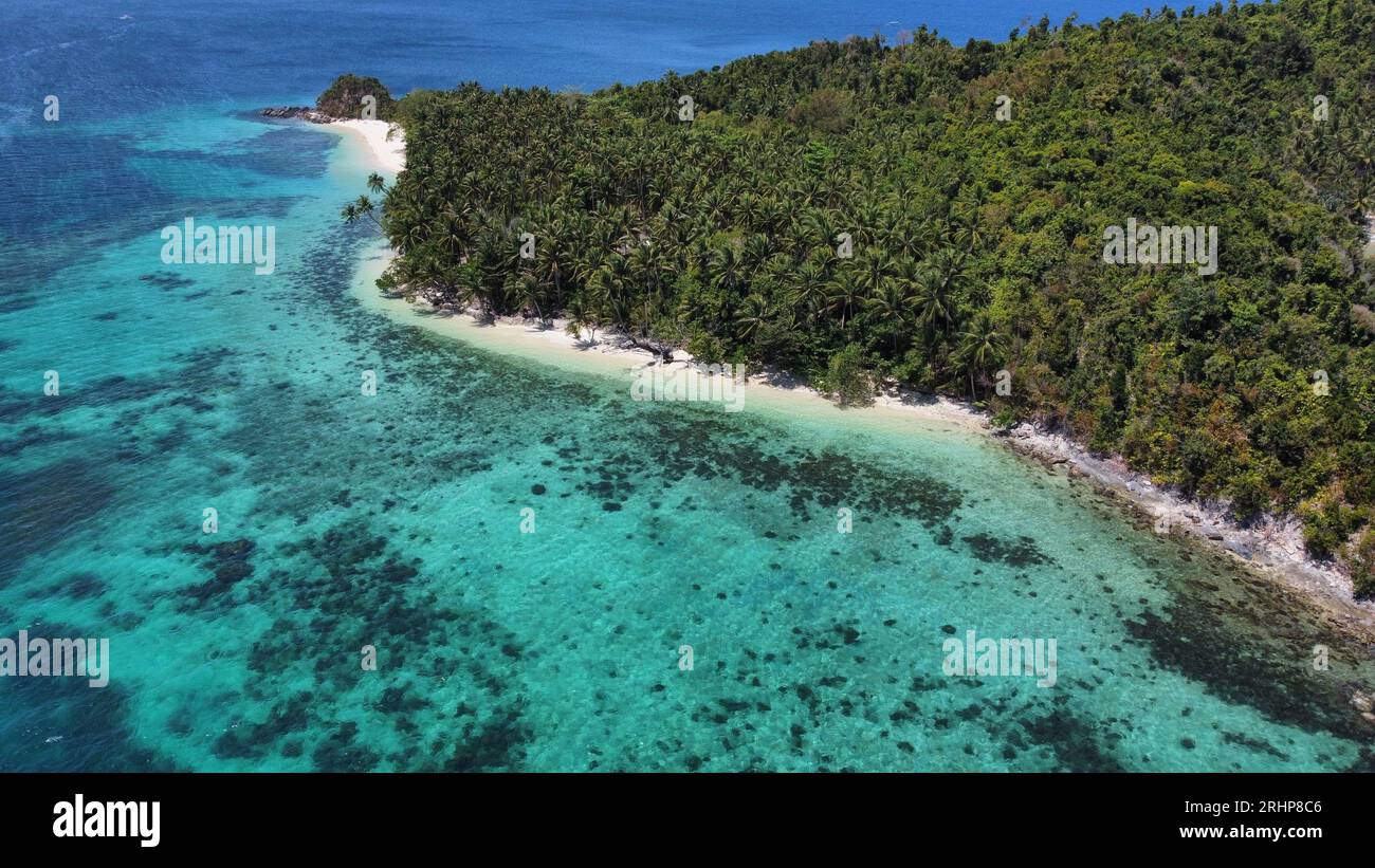 Aerial views of the stunning islands of the Philippines Stock Photo - Alamy