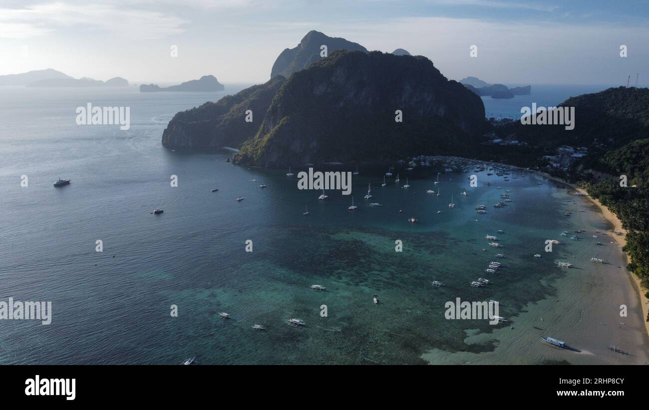 Aerial views of the stunning islands of the Philippines Stock Photo - Alamy