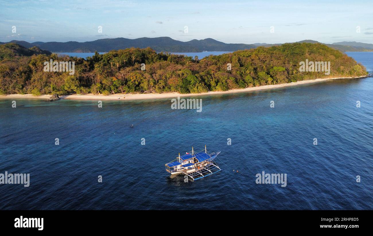 Aerial views of the stunning islands of the Philippines Stock Photo - Alamy
