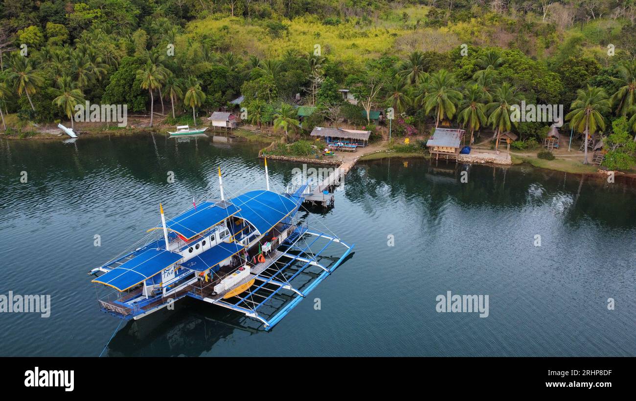 Aerial views of the stunning islands of the Philippines Stock Photo - Alamy