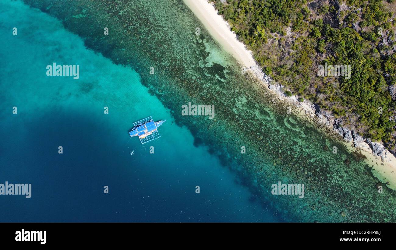 Aerial views of the stunning islands of the Philippines Stock Photo - Alamy