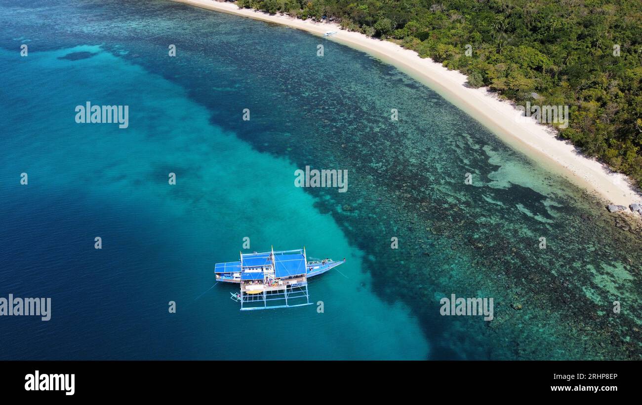 Aerial views of the stunning islands of the Philippines Stock Photo - Alamy