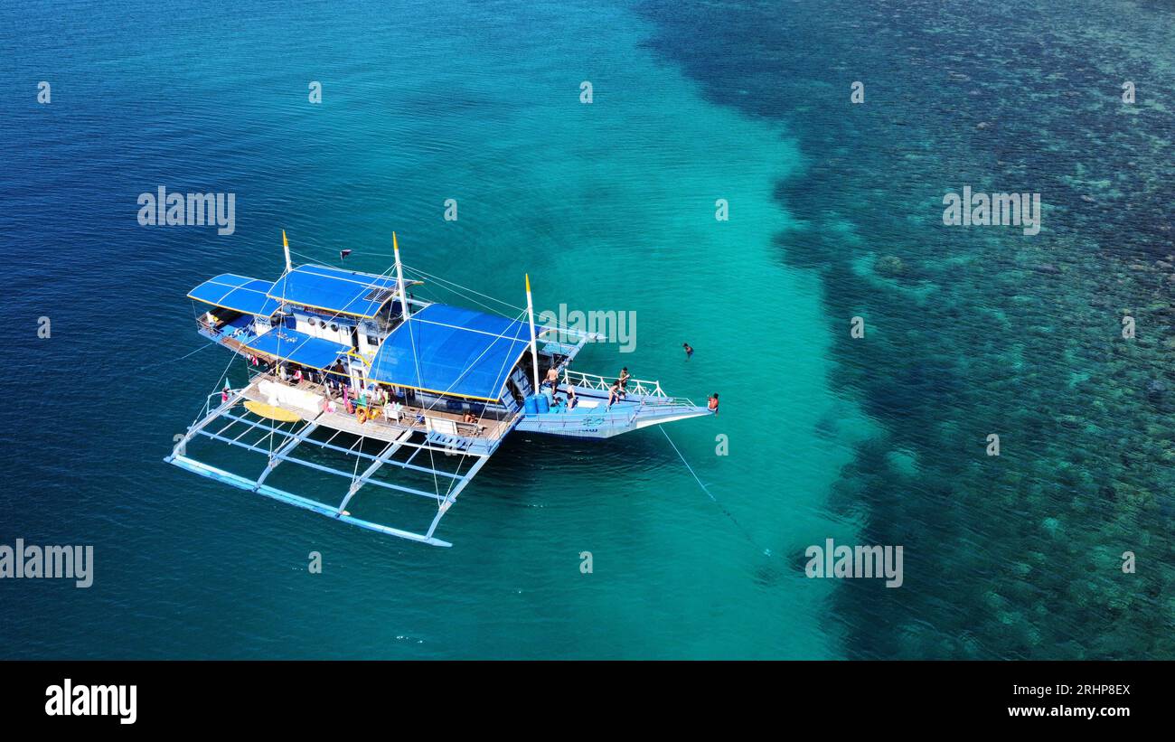 Aerial views of the stunning islands of the Philippines Stock Photo - Alamy