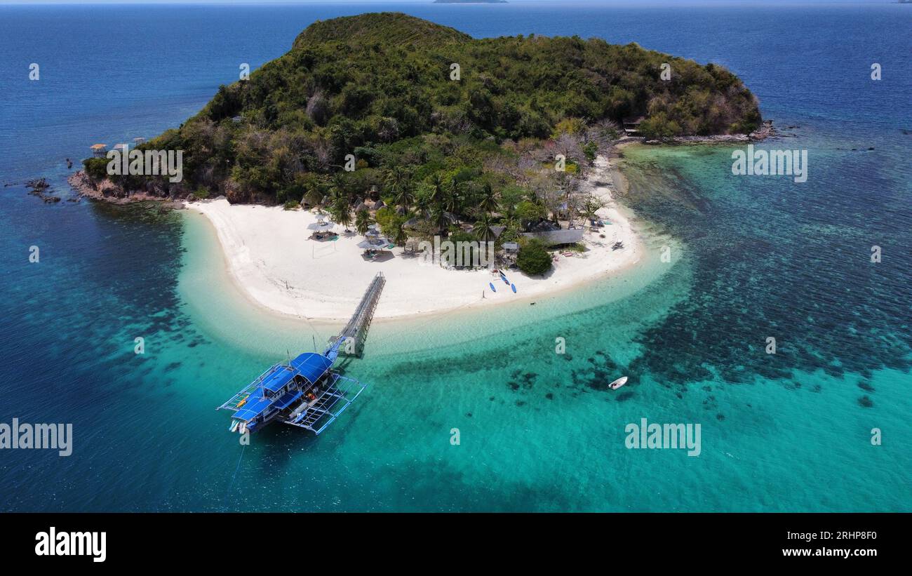 Aerial views of the stunning islands of the Philippines Stock Photo - Alamy