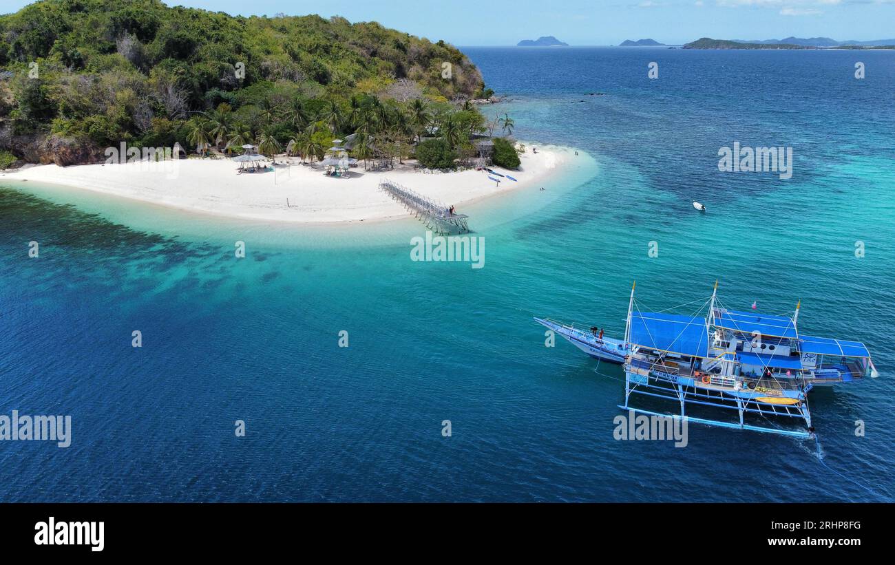 Aerial views of the stunning islands of the Philippines Stock Photo - Alamy