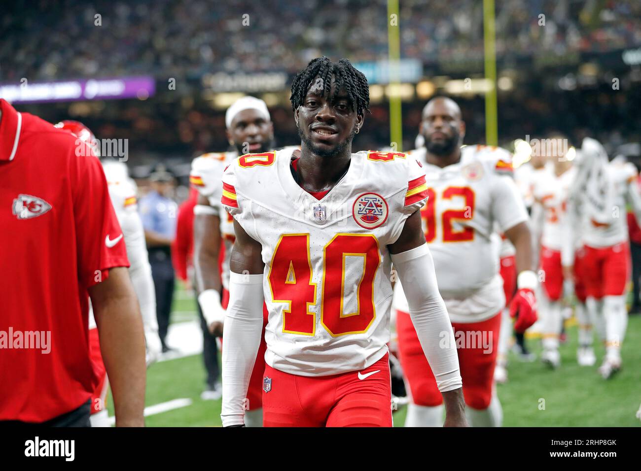 Kansas City Chiefs corner back Ekow Boye-Doe (40) during an NFL ...