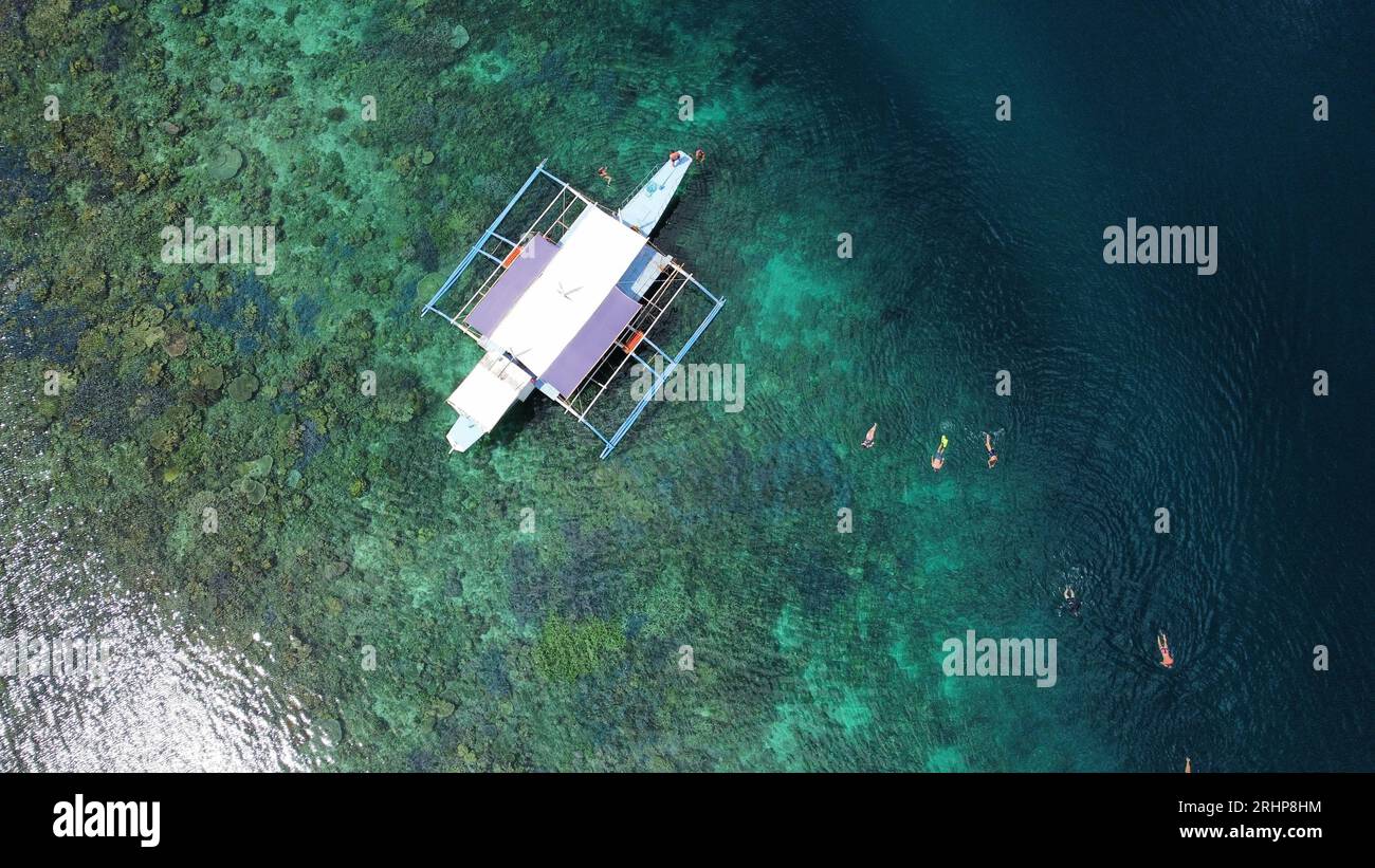 Aerial views of the stunning islands of the Philippines Stock Photo - Alamy