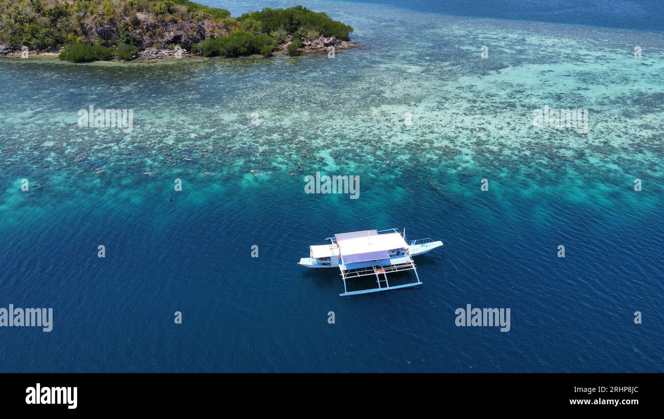 Aerial views of the stunning islands of the Philippines Stock Photo - Alamy