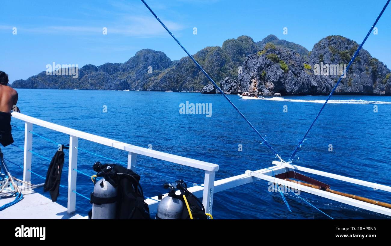 Aerial views of the stunning islands of the Philippines Stock Photo - Alamy