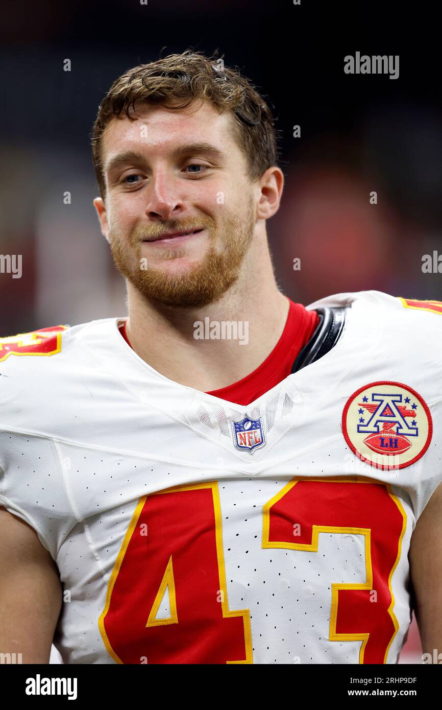 Kansas City Chiefs linebacker Jack Cochrane (43) during an NFL ...