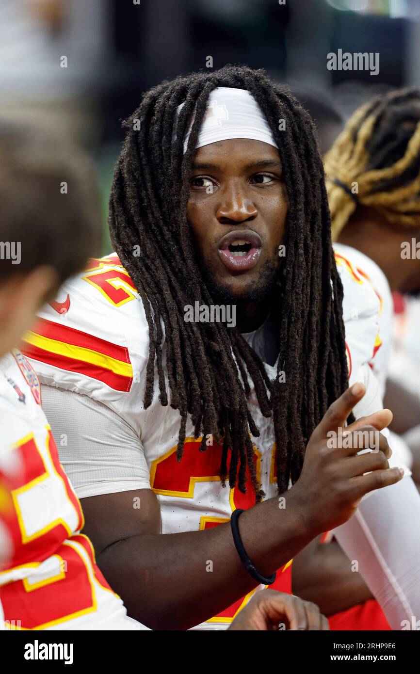Kansas City Chiefs linebacker Nick Bolton (32) during an NFL preseason ...