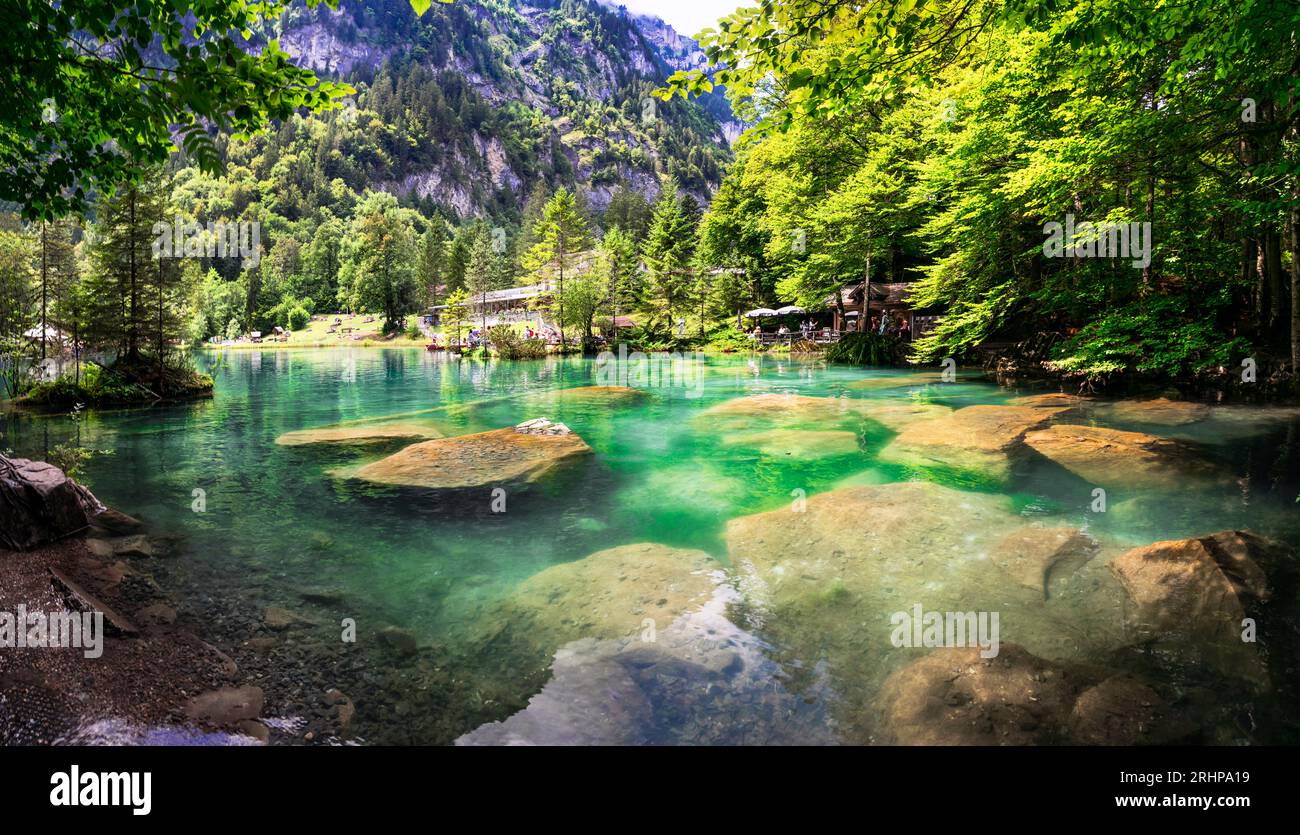 Lake blausee hi-res stock photography and images - Alamy