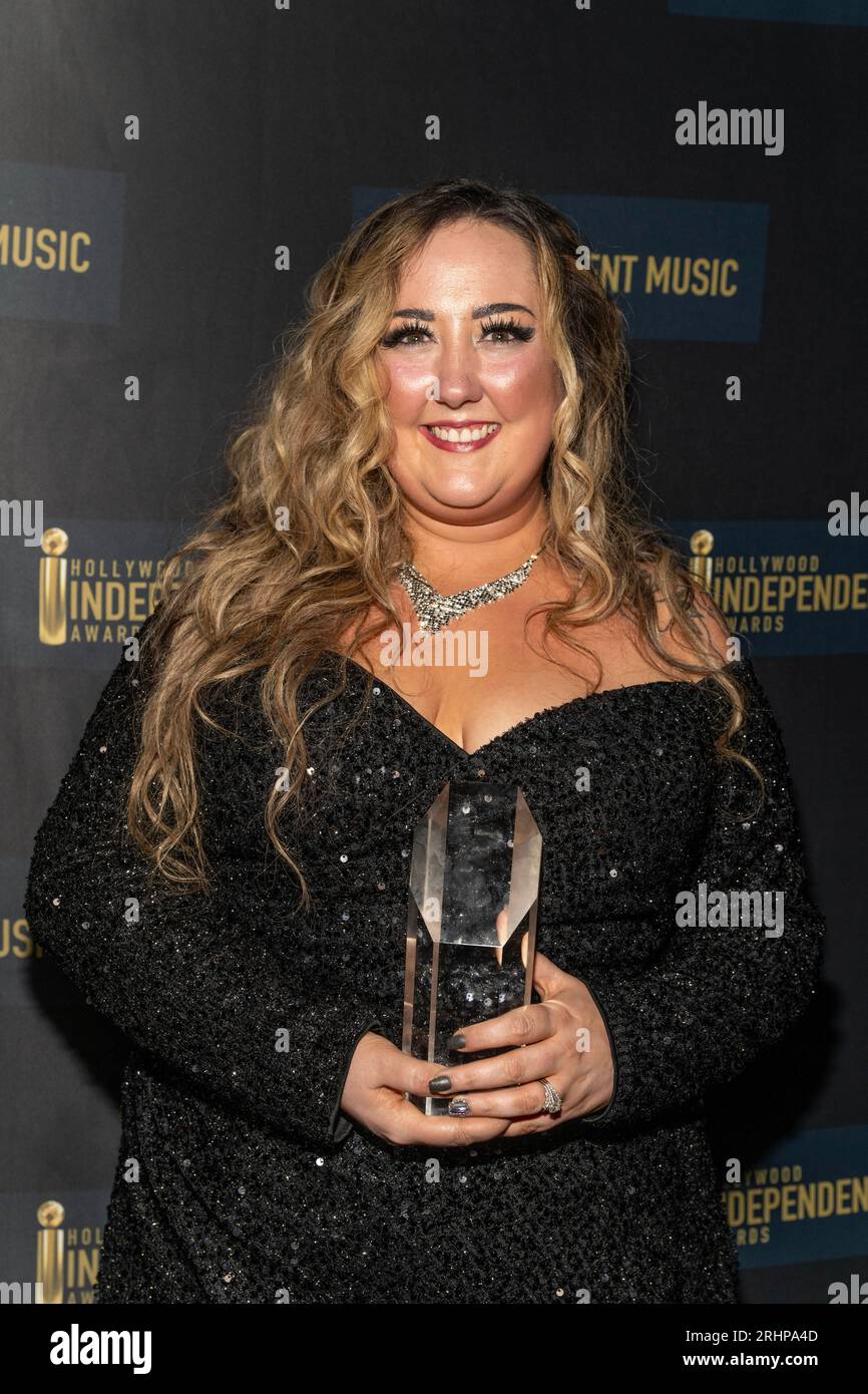 Los Angeles, USA. 17th Aug, 2023. Artist Singer Songwriter Brianna ...