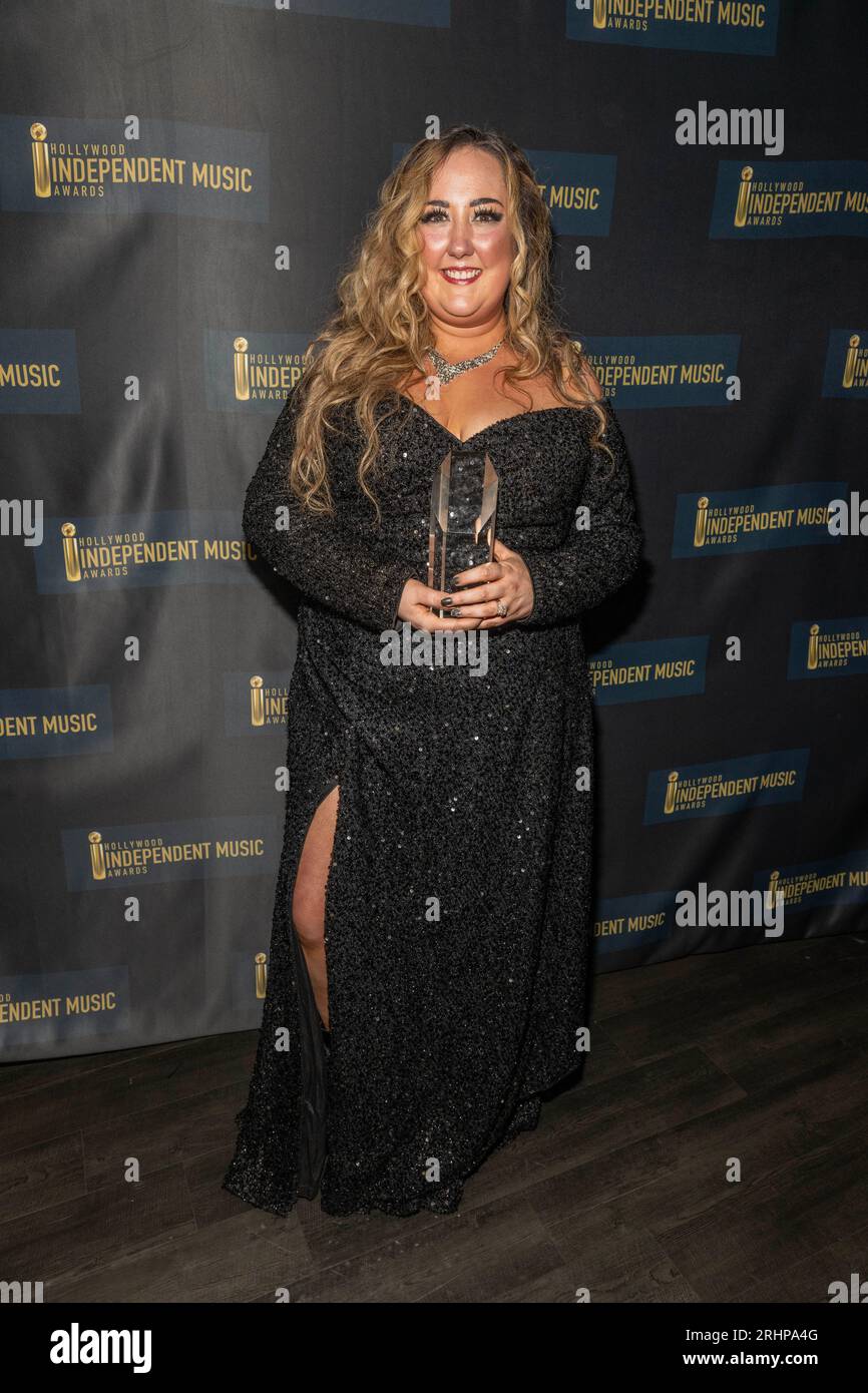 Los Angeles, USA. 17th Aug, 2023. Artist Singer Songwriter Brianna ...