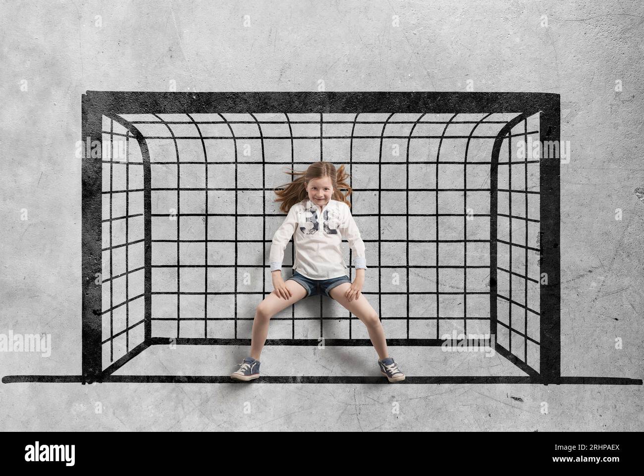 Goalkeeper standing goal hi-res stock photography and images - Alamy