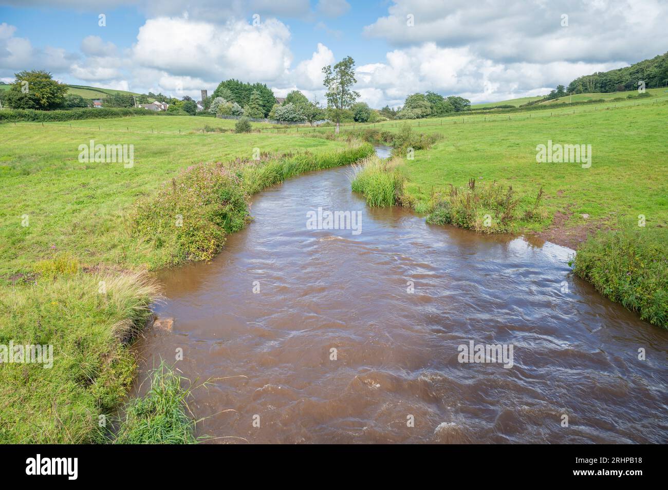 Farm river pollution wales hi-res stock photography and images - Alamy