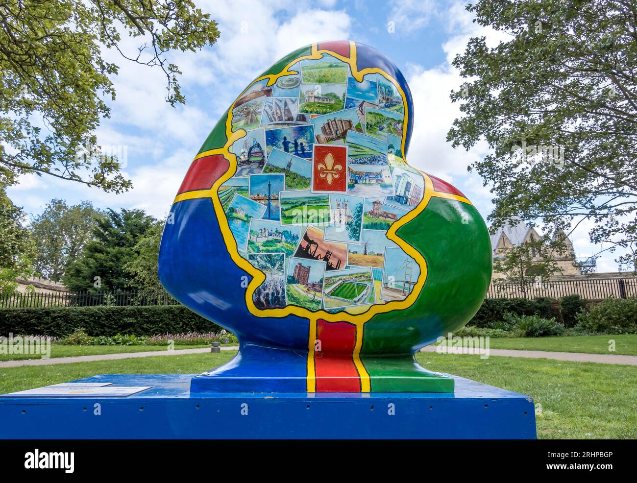 Wish you were here heart, St Barnabas heart trail, cathedral grounds ...