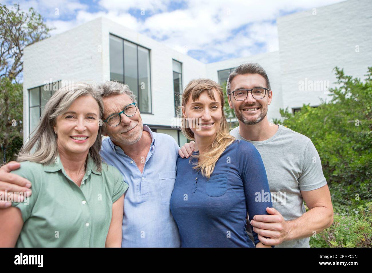 Generations standing together hi-res stock photography and images - Alamy