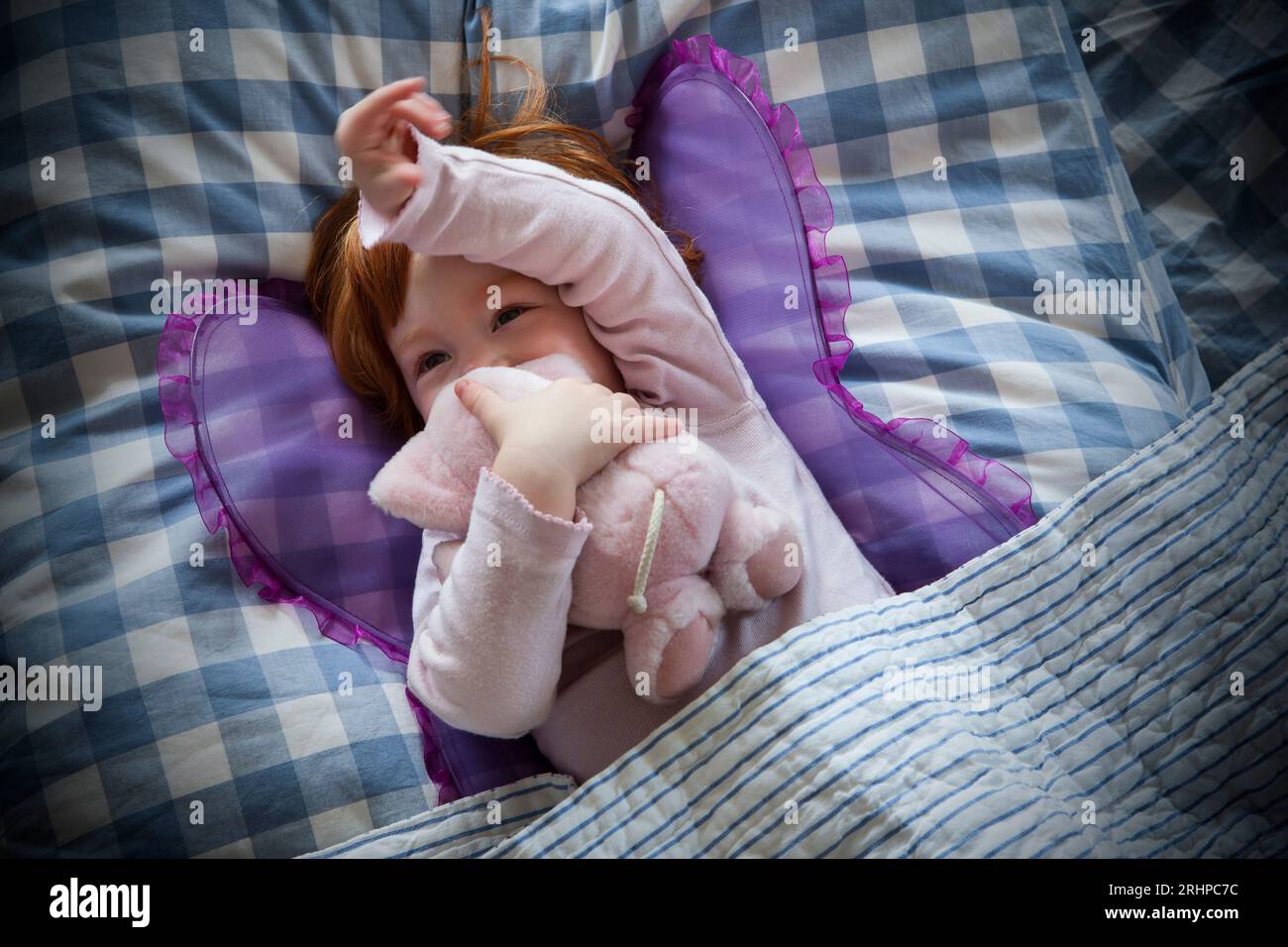 Girl goes to sleep Stock Photo - Alamy