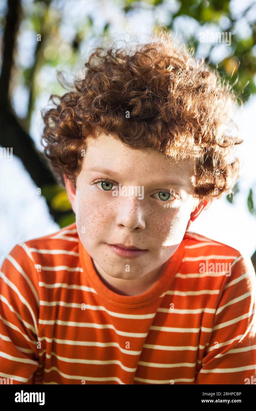 Orange haired boy hi-res stock photography and images - Alamy