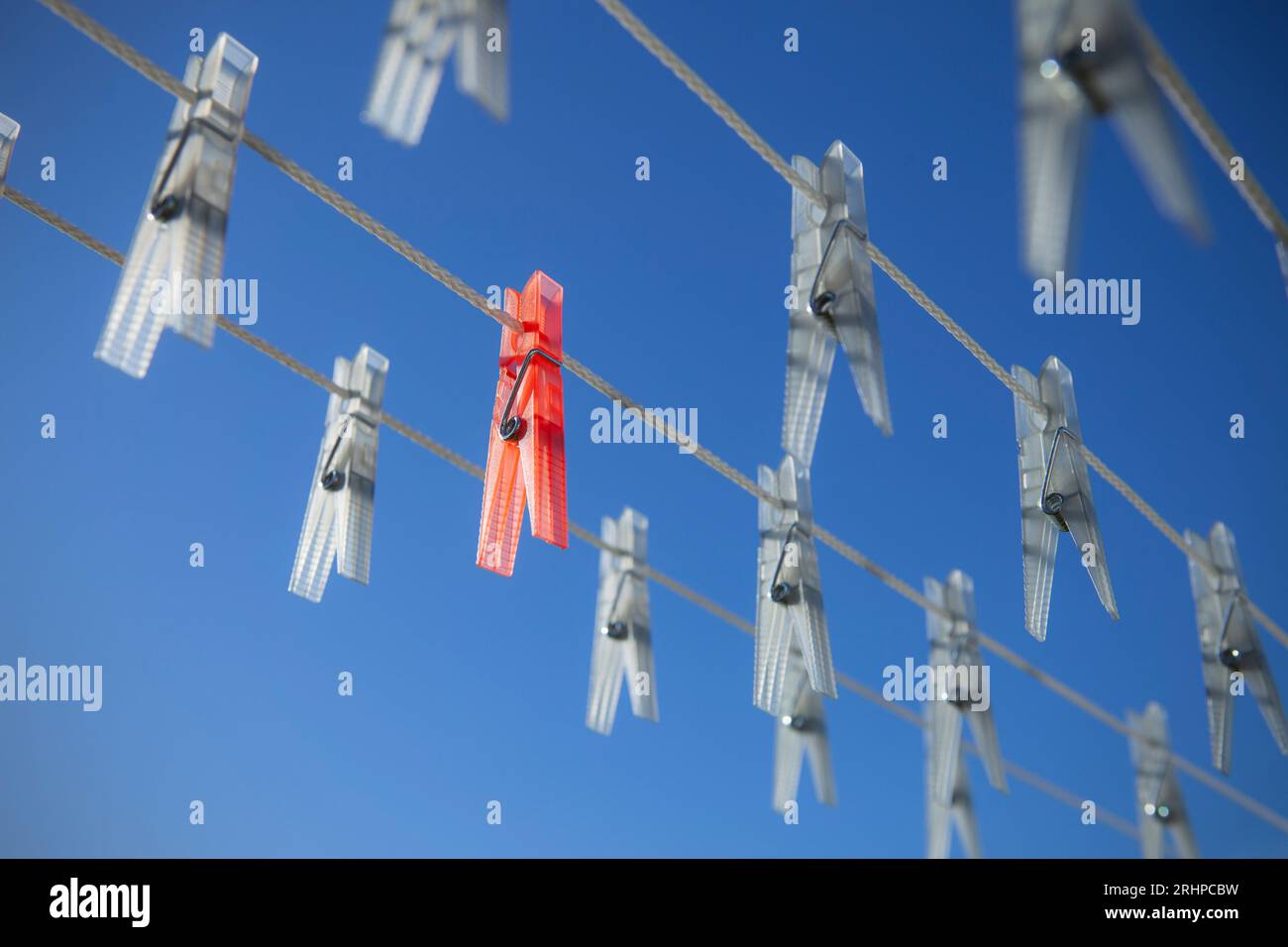 Blue sky clothes hi-res stock photography and images - Alamy