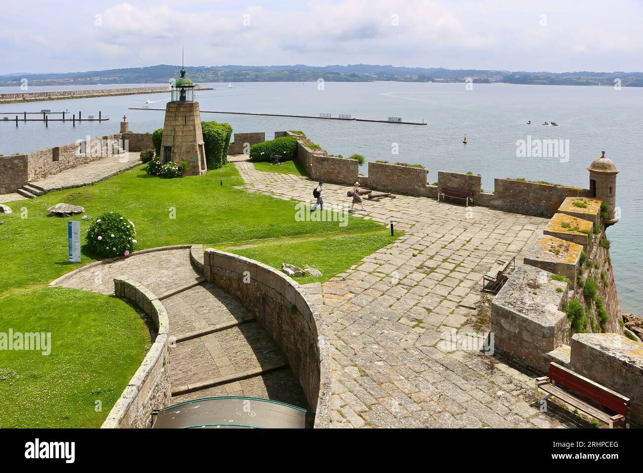 Ancient fortress Castillo de San Antón completed in1590 used as a ...