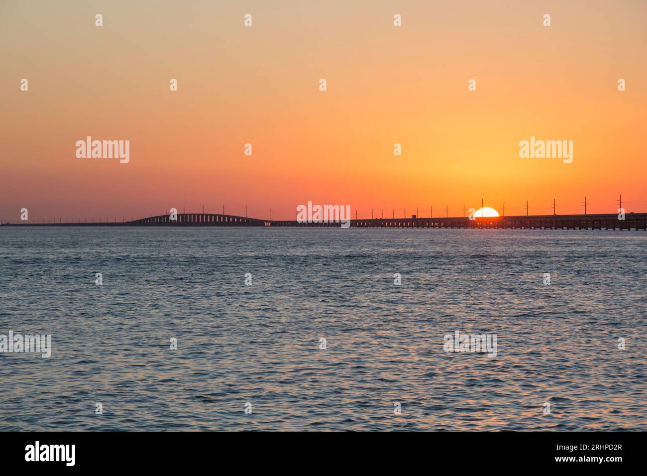 Marathon, Florida, USA. View from Knights Key across the Straits of ...