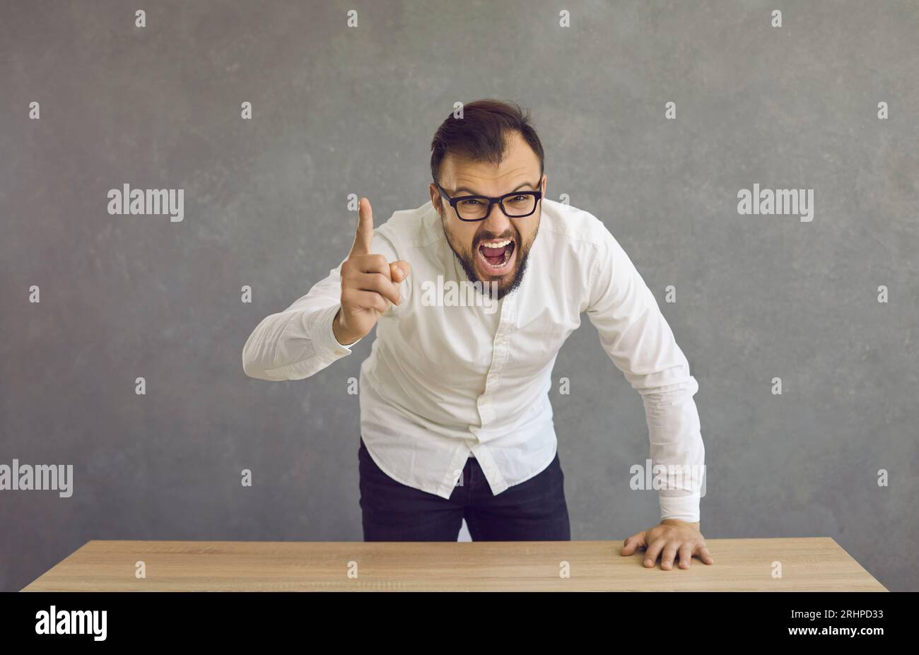 Angry guy pointing hi-res stock photography and images - Alamy