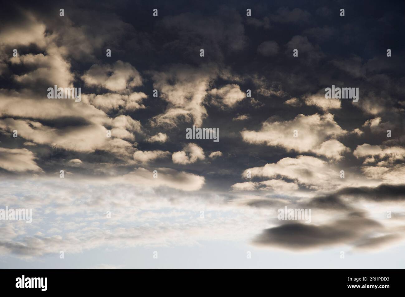 Sky blue layered clouds hi-res stock photography and images - Alamy