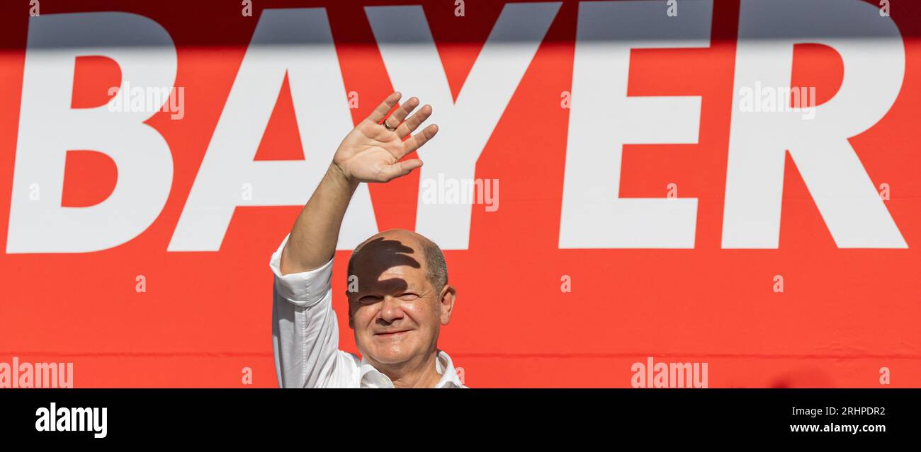 Munich, Germany. 18th Aug, 2023. German Chancellor Olaf Scholz (SPD ...