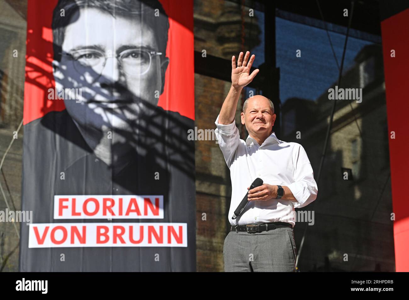 Olaf SCHOLZ. The BayernSPD election campaign begins with Chancellor ...