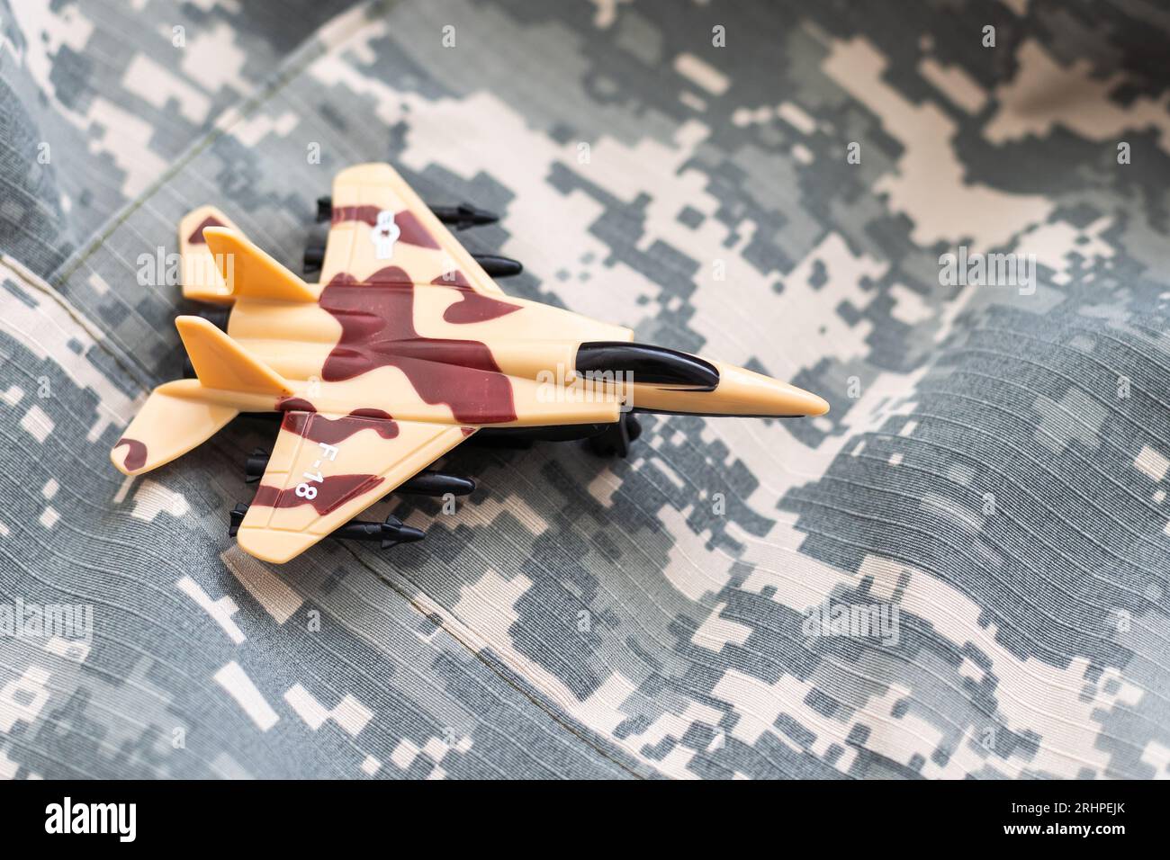 toy soldier plane green isolated on background Stock Photo - Alamy