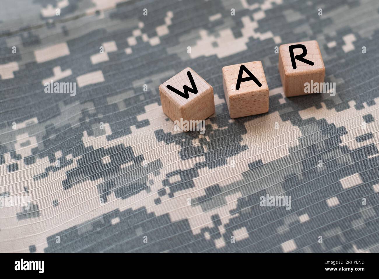 War text on camouflage background Stock Photo - Alamy