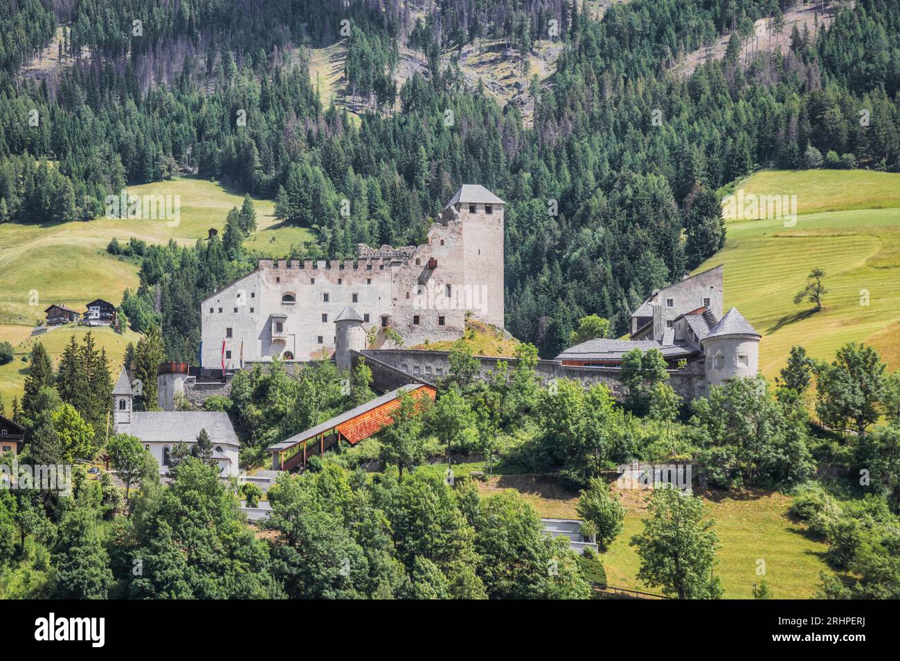 Austria, East Tyrol, Heinfels, Puster Valley, the Heinfels castle Stock ...