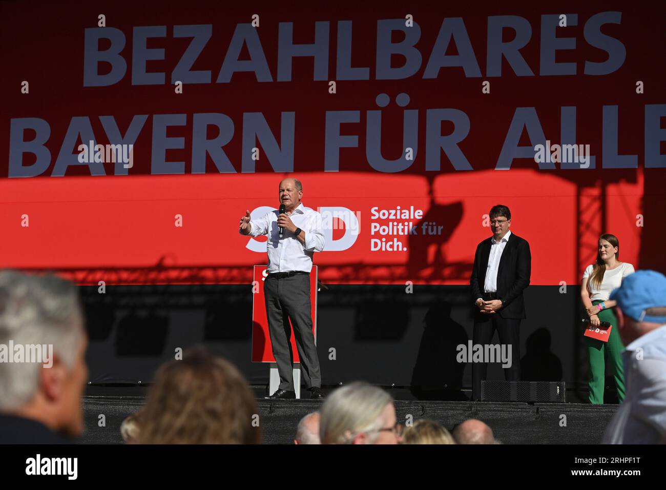 Olaf SCHOLZ. The BayernSPD election campaign begins with Chancellor ...