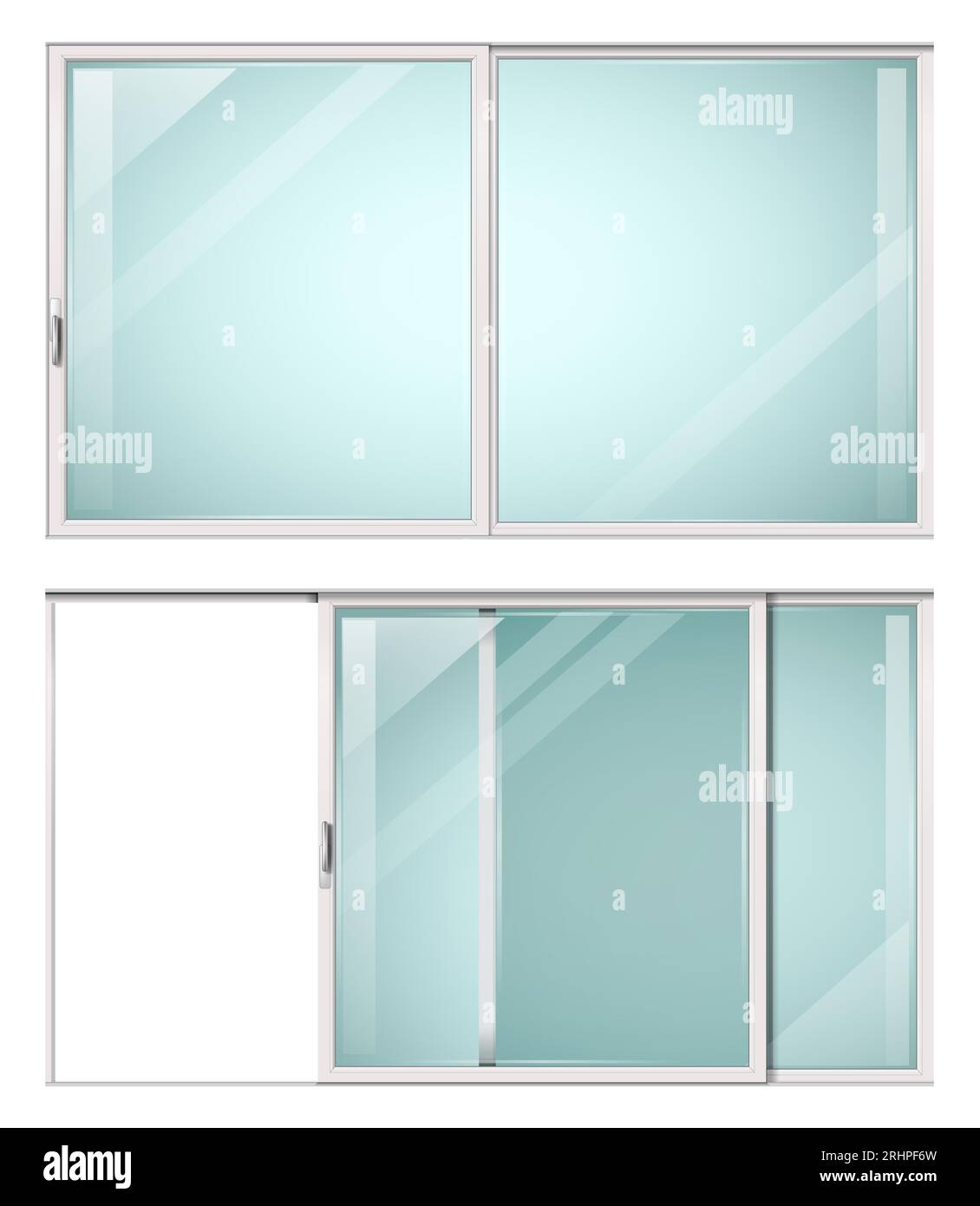 Glass door modern Cut Out Stock Images & Pictures - Alamy