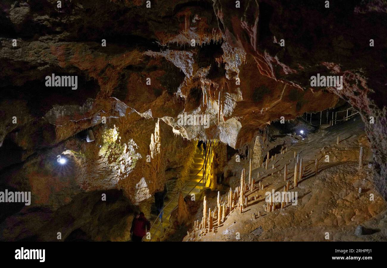 Germany, Bavaria, Upper Franconia, Franconian Switzerland, Pottenstein ...
