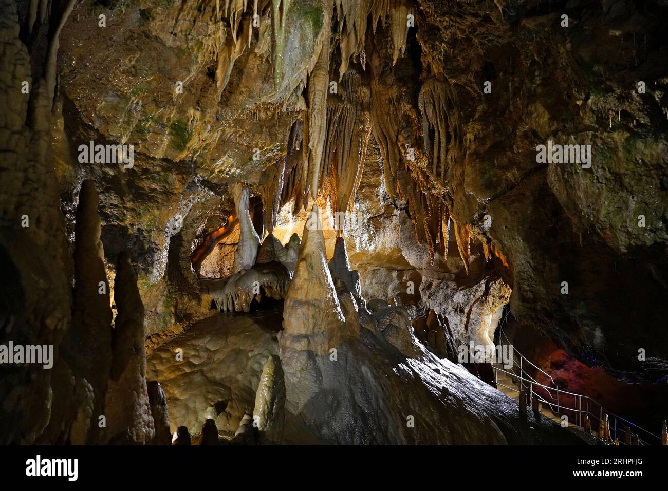 Germany, Bavaria, Upper Franconia, Franconian Switzerland, Pottenstein ...